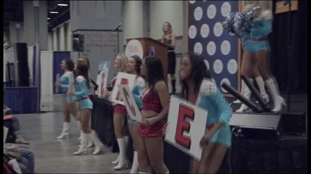 Former pro cheerleaders bust science stereotypes