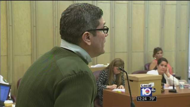 Michel Escoto cross-examines ex-mother-in-law in court